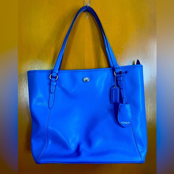 Coach | Bags | Coach Large Royal Blue Tote | Poshmark